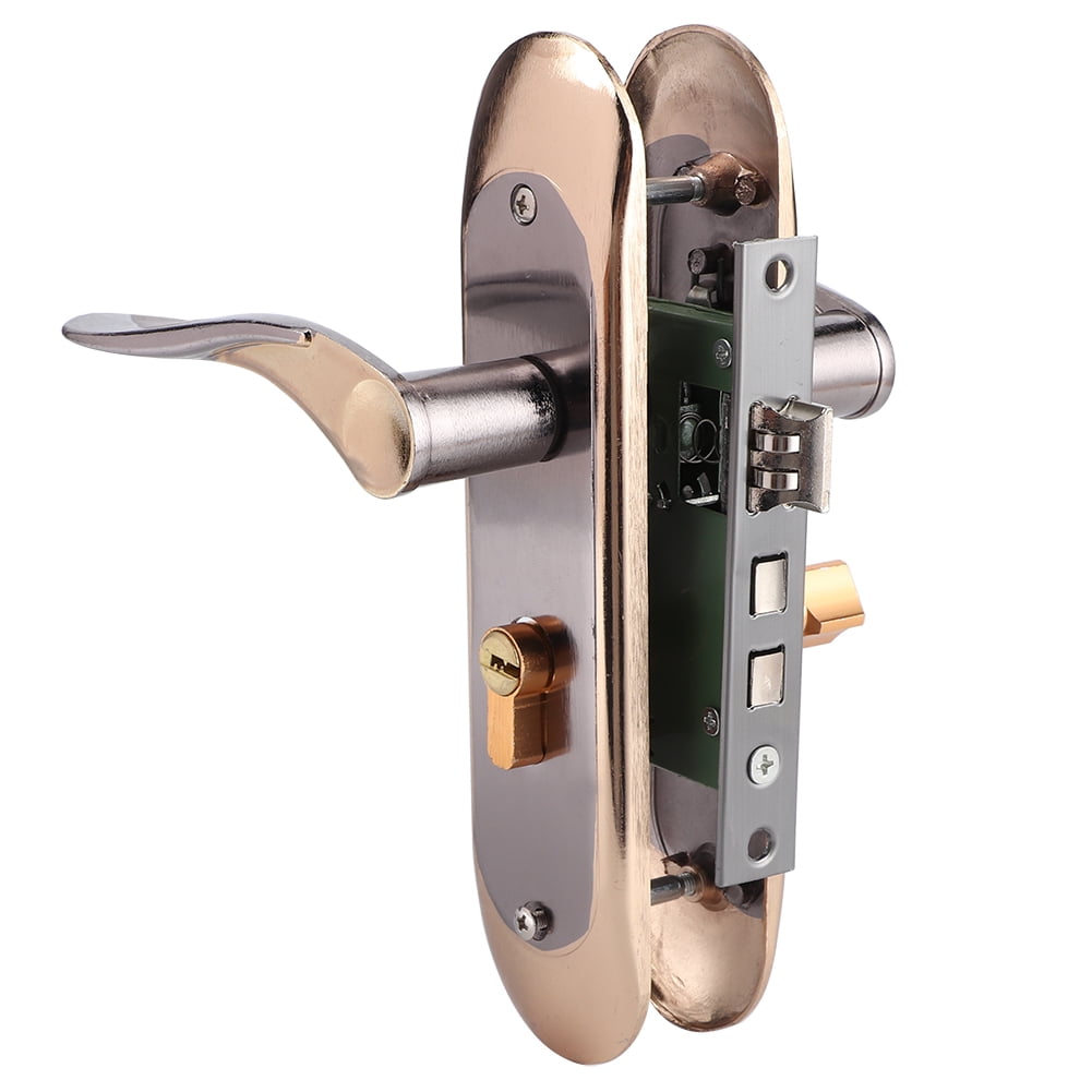 Sonew Household Indoor Aluminum Alloy Security Door Handle Lock Set ...