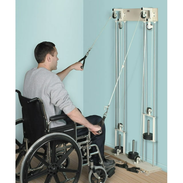 Hausman Wall Mounted Dual Duplex Pulley Weight - Walmart.com