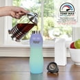 Healthy Human Stainless Steel Curve Water Bottle - Leak Proof Lid ...