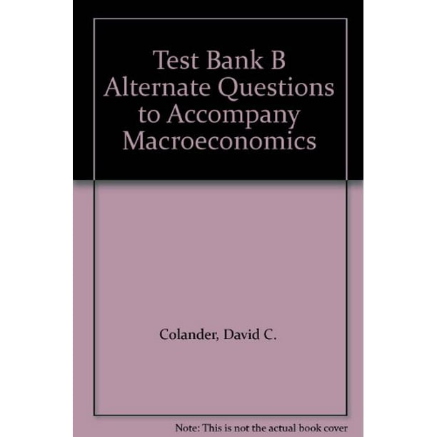 Test Bank Questions