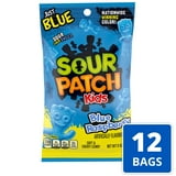 SOUR PATCH KIDS Blue Raspberry Soft & Chewy Candy, 12-8 oz Bags ...