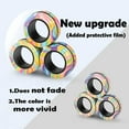 3 Pack Magnetic Rings Fidget Toy Set, Idea ADHD Fidget Toys, Adult ...
