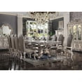Dresden Wood 108" Dining Table with Removable Leaf in Vintage Bone ...