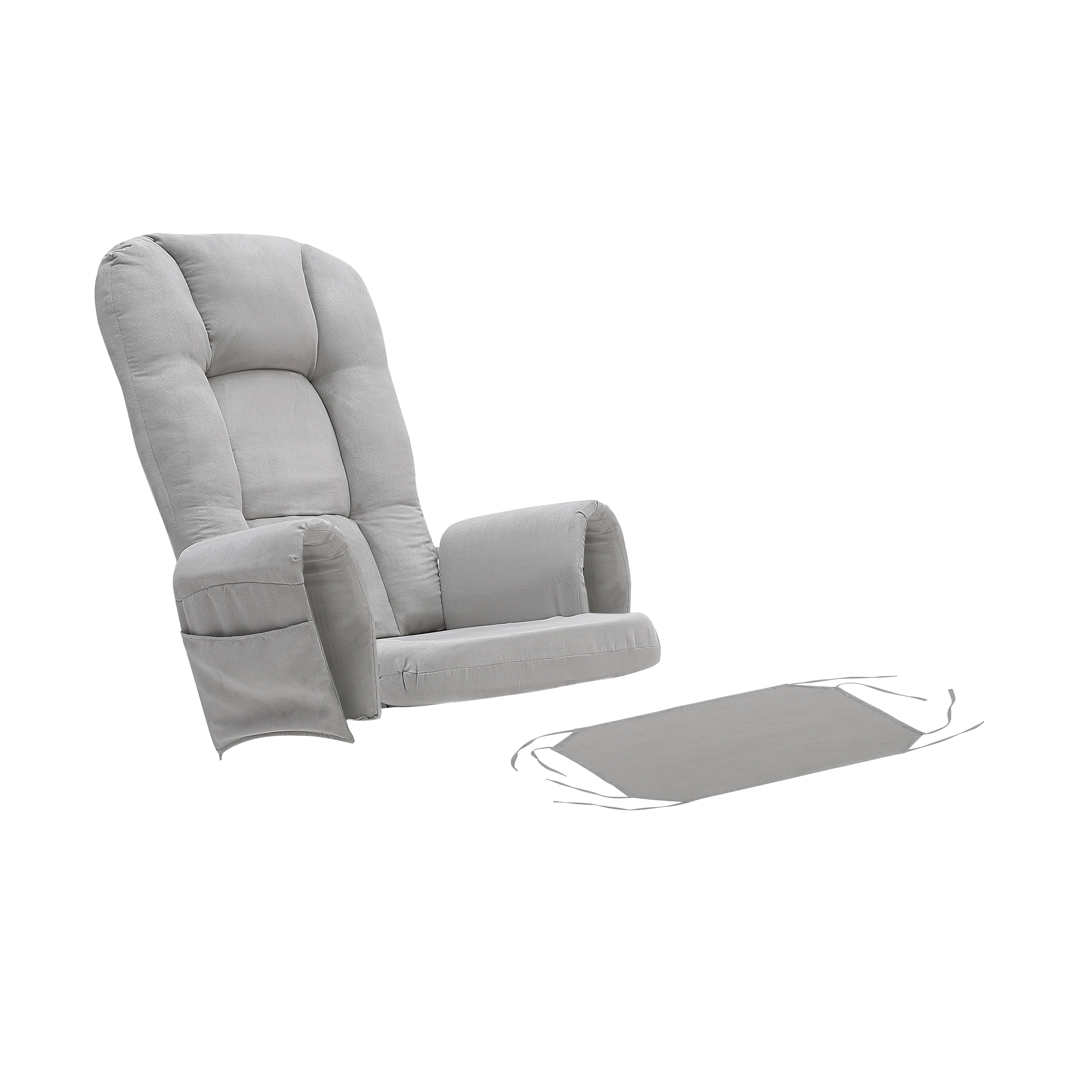 Lyon Replacement Cushions for Glider Rocking Chair, Light Grey ...