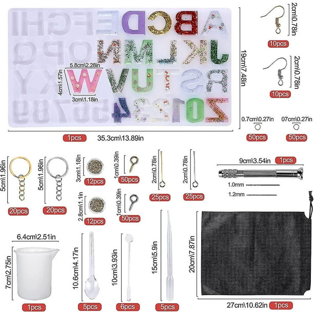Diy Crystal Epoxy Mold, Various Styles Of Jewelry Accessories, Epoxy ...