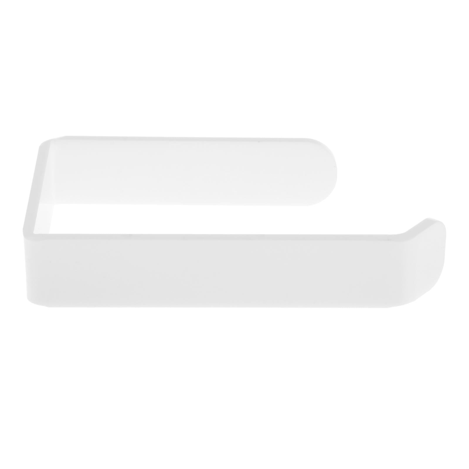 Click here for Elodie Wall Mount Paper Holder  White Acrylic Toil... prices