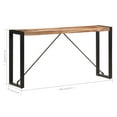 vidaXL Console Table Entryway Table Narrow Hall Side Table Solid Wood ...