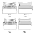 1 Pair Stainless Adapter Watch Connector Replacement Smartwatch ...