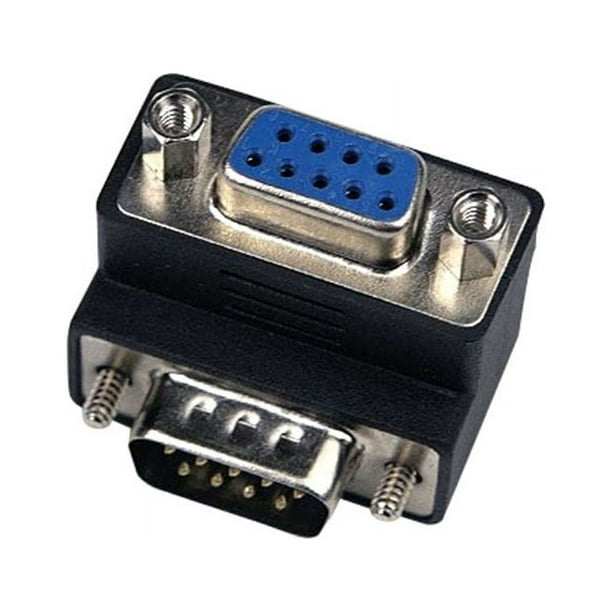 RS232 DB9pin Serial Male Female Converter Adapter RS 232 DP9 Coupler 90 ...
