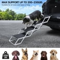Dog Ramp for Car, Extra Wide 4 Steps Stairs for Truck, Folding Steps ...