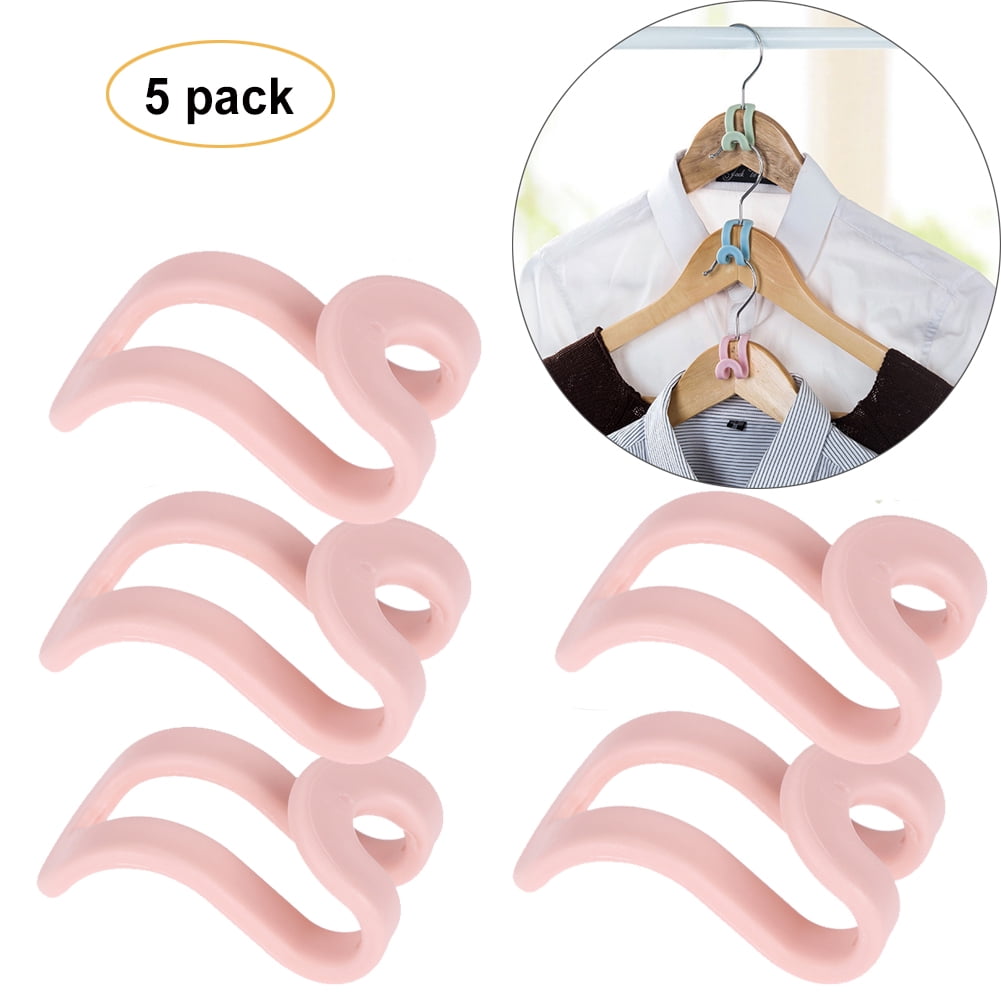 Mini Cascading Hanger Hooks Connector for Stack Clothes and Make Your ...