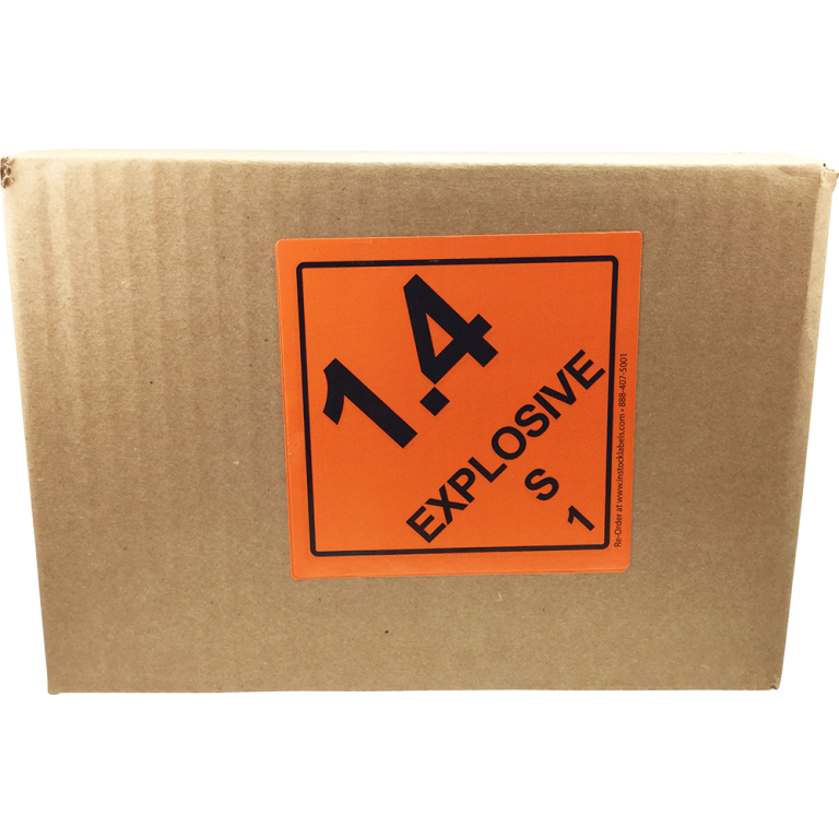 Hazmat DOT Labels Explosive Class S Warehouse Labels , 43% OFF
