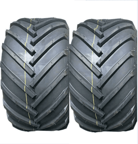 Two-26x12.00-12 Lawn Mower Power Lug Tires AG 26x12x12 Lawn Tractor ...