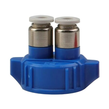 Famelof Double Connector CO2 Generator Bottle Cap Carbon Dioxide DIY ...