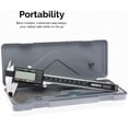 NEIKO 6 Inches Digital Caliper, Stainless Steel, Large LCD, Metric ...