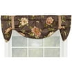 RLF Home Hydrangea Ruffled Provance valance Navy. 3" Rod Pocket 50"W x 17"L - Walmart.com