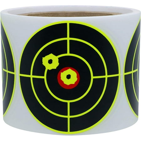 Target Stickers 3 inch Reactive Targets for Shooting with Fluorescent ...