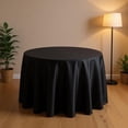 AUQ 90 Inch Round Fabric Tablecloth,Elegance Plaid,Polyester,No Iron ...