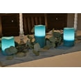 Rhytsing Turquoise Battery Operated Flameless LED Candles with Timer ...