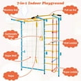 CIPACHO 7 In 1 Kids Indoor Gym Playground Wall Ladder, Indoor Climber ...