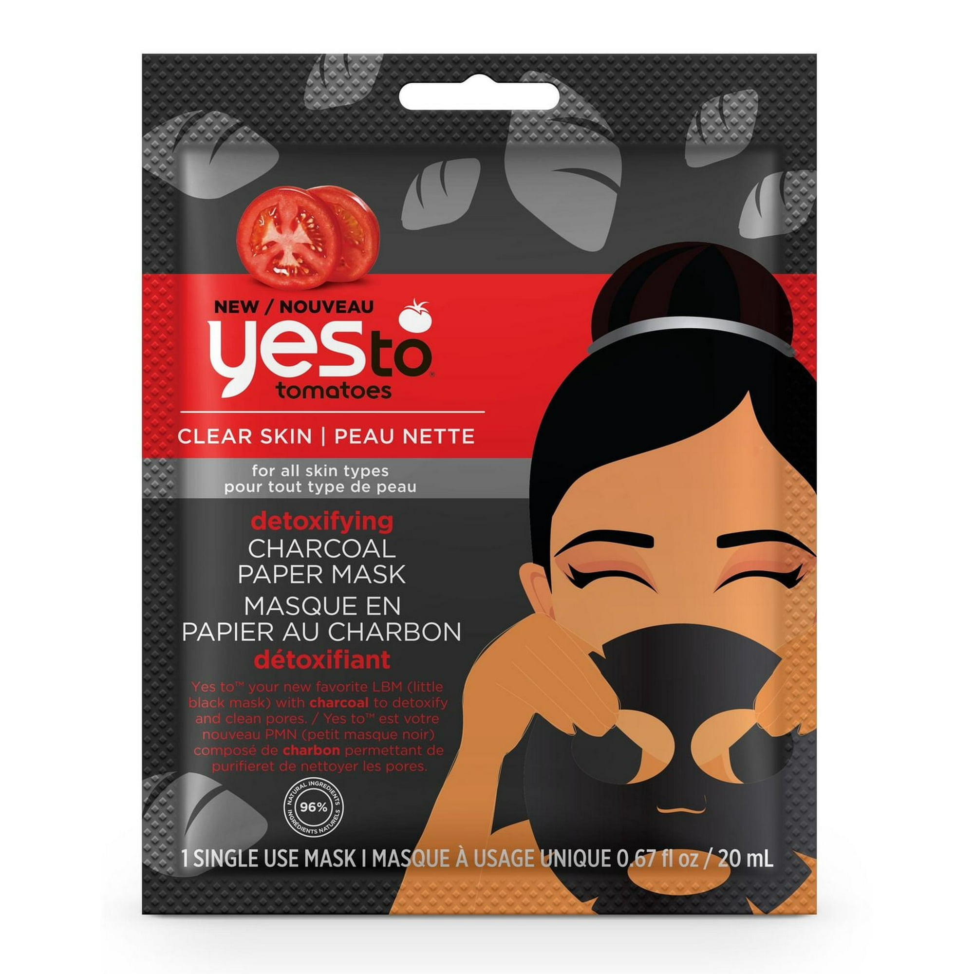 Click here for Yes To Tomatoes Clear Skin Detoxifying Charcoal Pa... prices