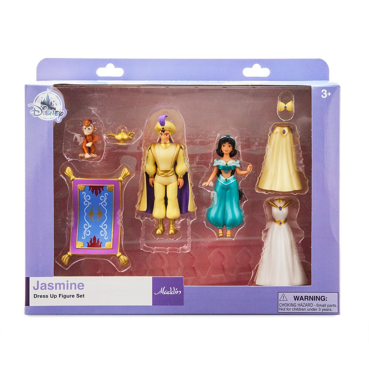 Disney Parks Jasmine Dress Up Figure Set New with Box - Walmart.com
