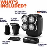 Free Shipping! FREEBIRD FlexSeries Pro Electric Head Shaver, Fast Wet ...