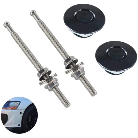 2pcs 1.25" Universal JDM Style Quick Latch Bumper Release Fastener Push ...