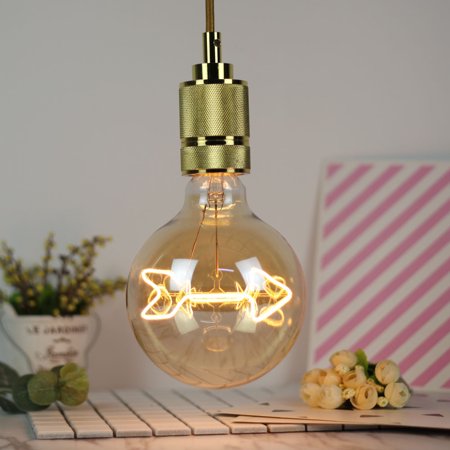 Large LED bulb E27, irregular bulb 3W of unusual shape, 2200K warm ...