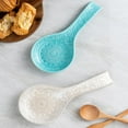 2026 New 9 Inch Large White Ceramic Spoon Rest, Dishwasher Safe Heat ...