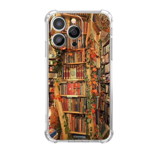 Garden Library Case for iPhone 13 Pro,Aesthetic Art Design Pattern Soft ...