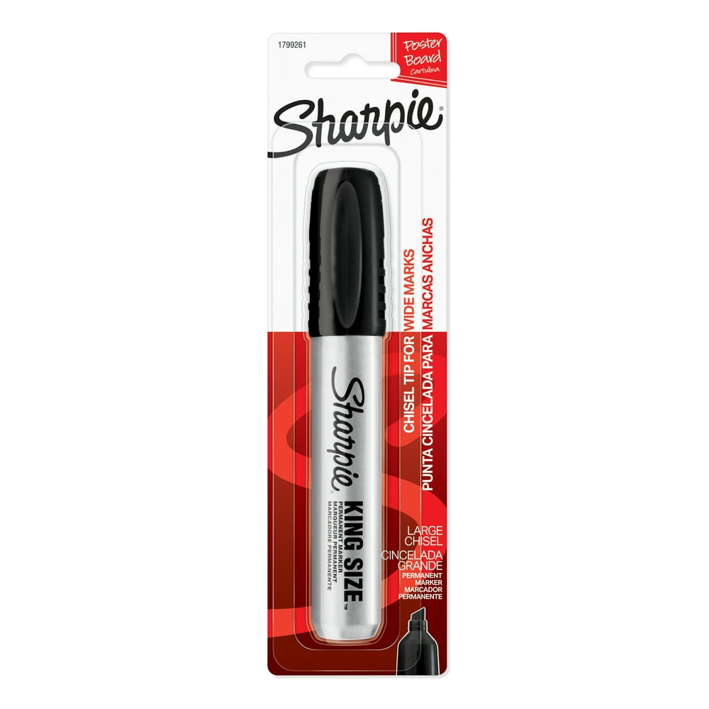 Sharpie King Size Permanent Marker, Black, 1pk - Walmart.com - Walmart.com Sharpie King Size Permanent Marker, Black, 1pk - Walmart.com - Walmart.com