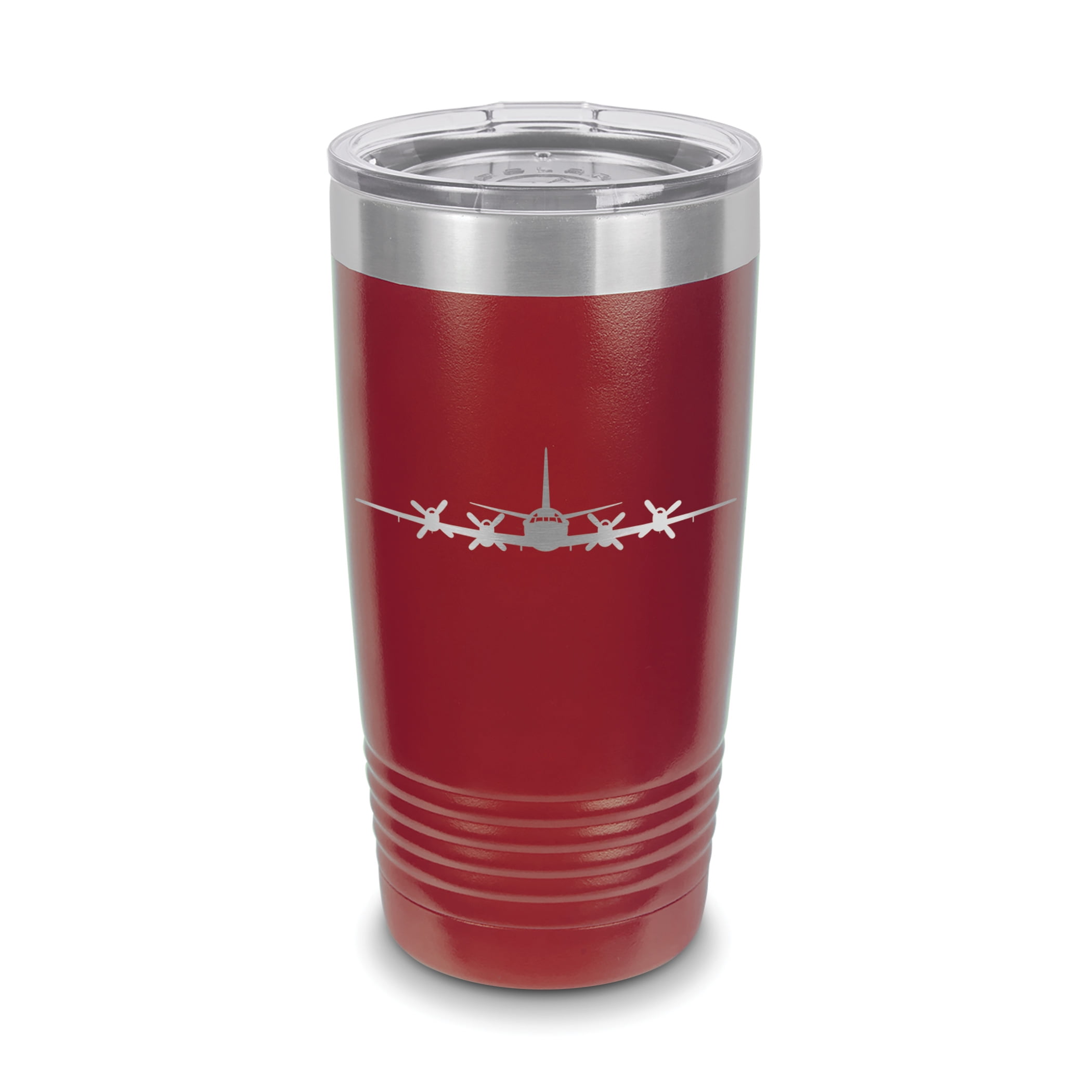 P-3 Orion Tumbler 20 oz - Laser Engraved w/ Clear Lid - Polar Camel ...