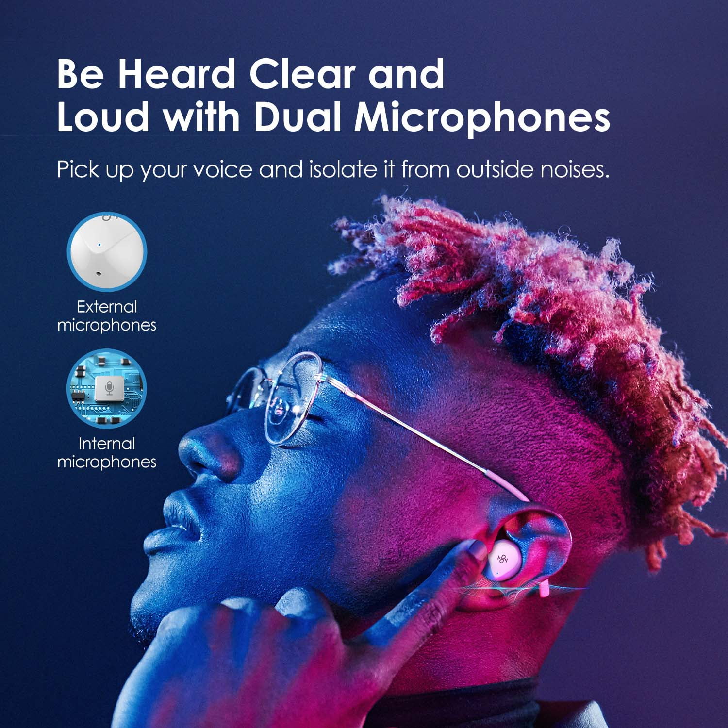 Buy Boltune Wireless Earbuds Stereo Bluetooth Earbuds, Bluetooth ...