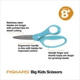 Fiskars 6-inch Kids Scissor Ages 8-11, Turquoise, 1 Piece - Walmart.com