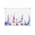 Blue Purple Flower Sun Shade Sail 6.5'X10' Spring Purple Lavender ...