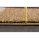 Free Shipping! Bliss Rugs Geometric Multi-Color Polypropylene Indoor ...