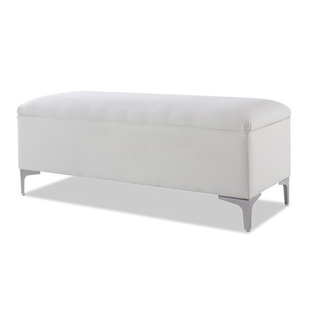 Madelyn Storage Bench Bright White | Walmart Canada