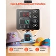 2-in-1 Hat Heat Press Machine, with 2 Platens & Caps Stretcher, Temp ...