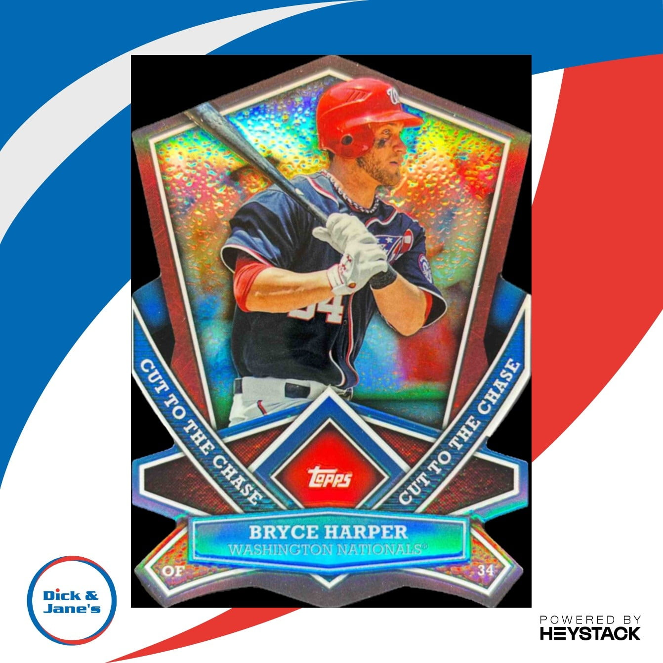 2013 Topps Bryce Harper Cut to the Chase #CTC-45 Washington Nationals ...