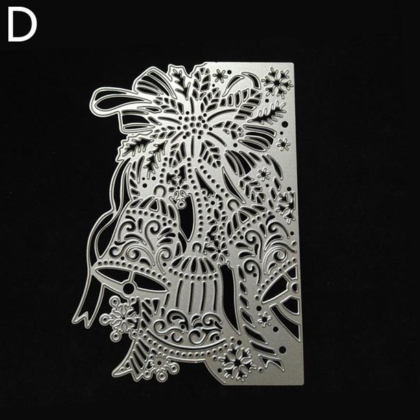 DIY Paper Metal Cutting Dies Christmas Tree Edge Scrapbook Embossing ...