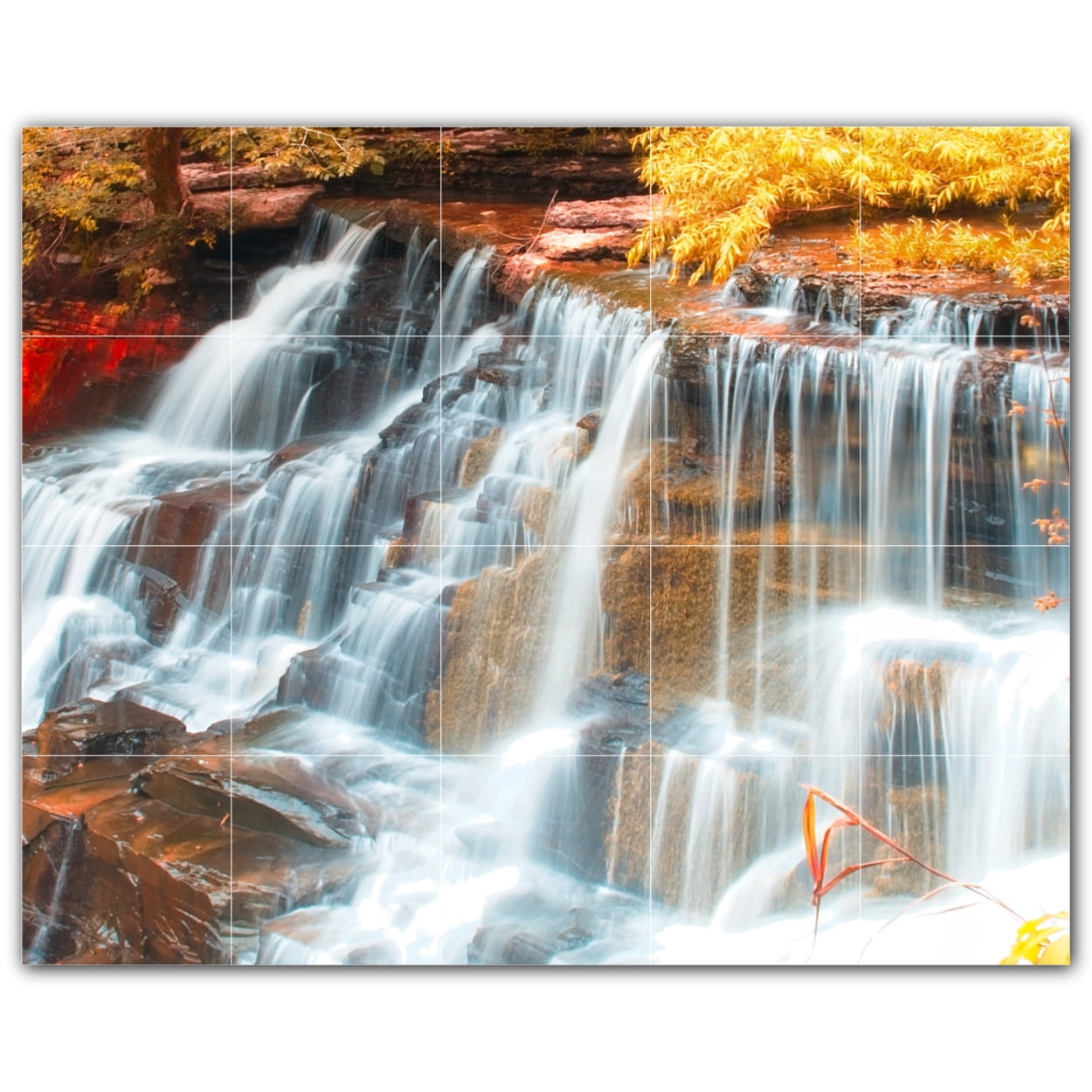 Picture-Tiles.com: Waterfalls Ceramic Tile Wall Mural WAL501124-54XL ...