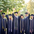 25 Piece Green Braided Rayon Graduation Cords With Tassel for Grad Gown ...