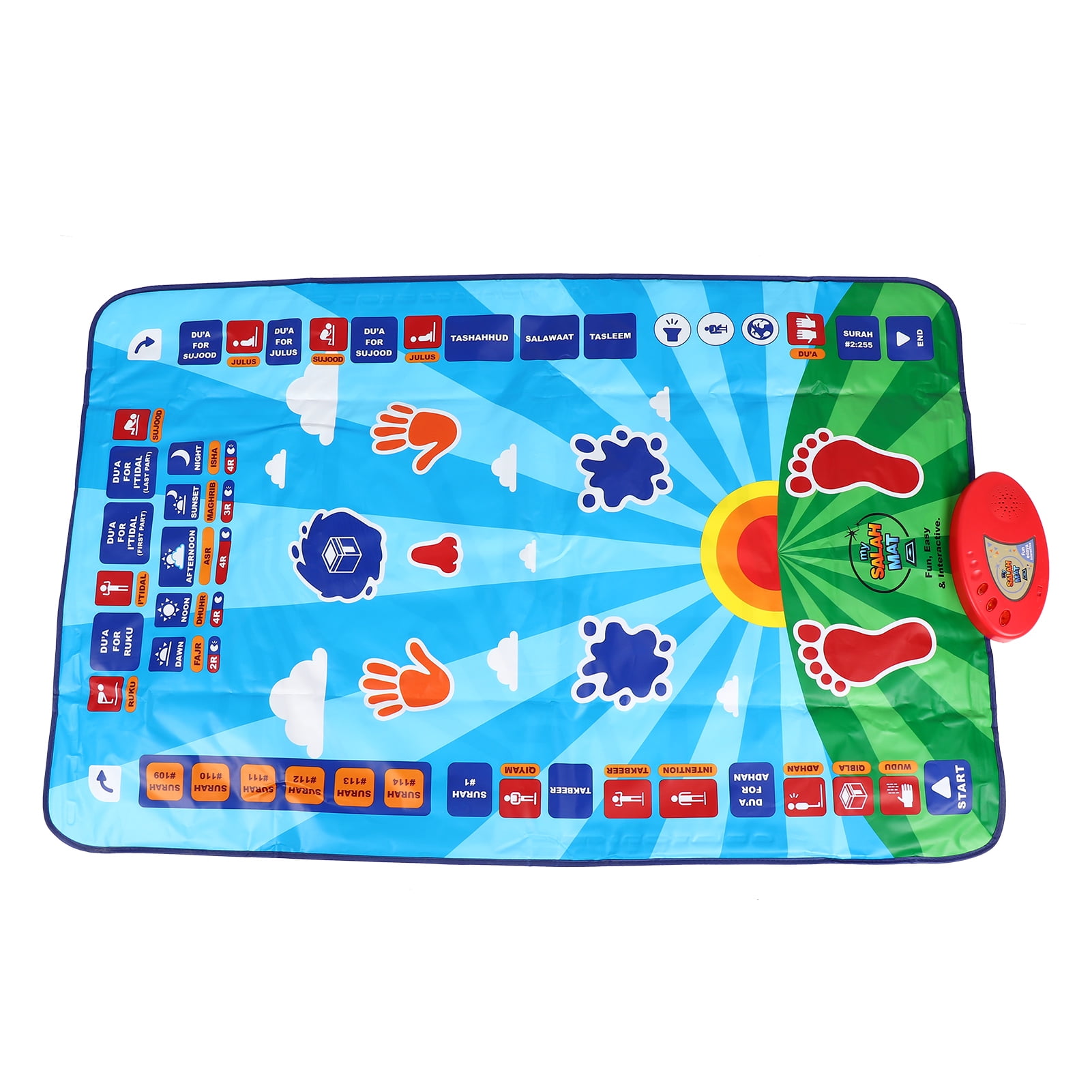 Fyydes Prayer Rug,7 Languages Educational Prayer Mat Electronic ...