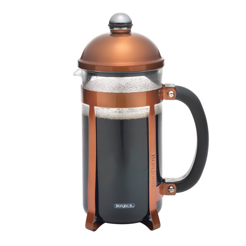 BonJour Coffee 8 Cup French Press in Copper - Walmart.com
