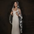 Aellinatey Gothic Bridal Veils Delicate Lace Decorations Wedding ...