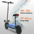 JUEXING Dual Motors 2400W Max Speed 40 mph, Up to 40 Miles Long-Range ...