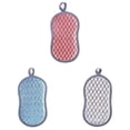 Clearance,Non Scratch Scrub Sponge,Double Effect Sponge,Ideal For Daily ...