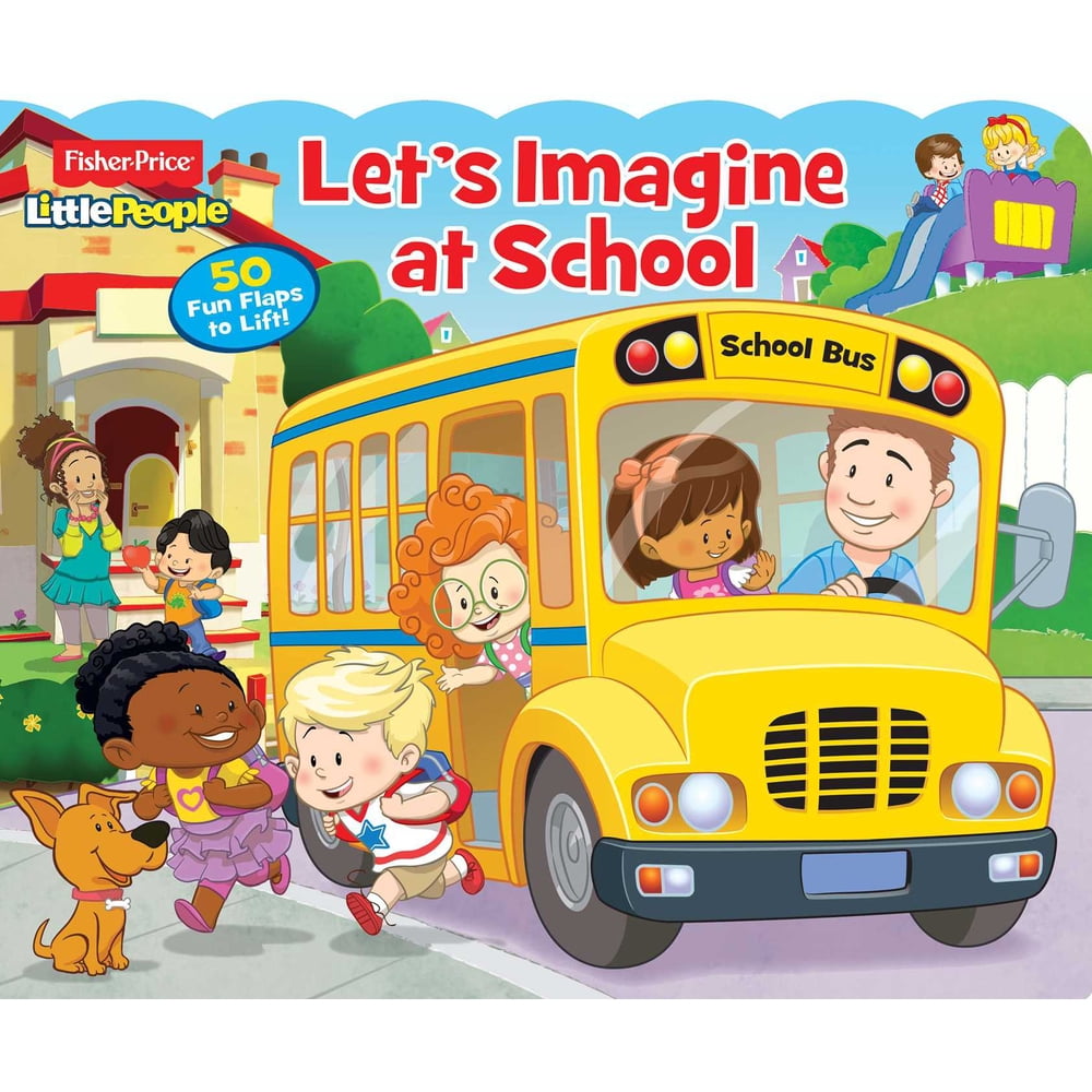 Fisher-Price Little People: Let's Imagine at School! - Walmart.com ...