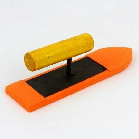 EVA Rubber Grout Float with Wood Handle, Molded Tile Flooring Grout Float Tiling Tool, Sponge ...